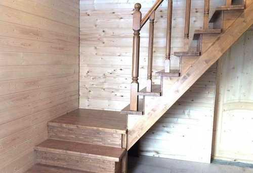 Качественные лестницы из сосны