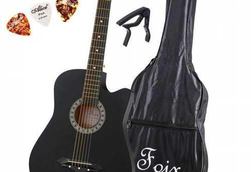 Гитара Foix новая чехол,тюнер, струны, каподастр