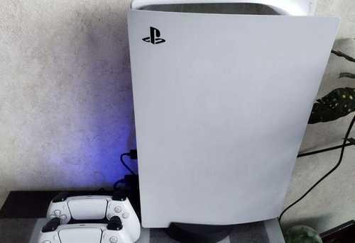 Sony playstation 5 ps5 с дисководом. PS plus -год