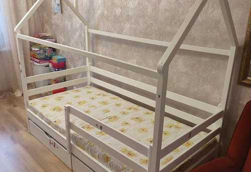 Детская кровать 90 х 190 см с матрасом