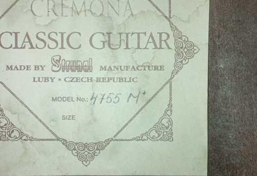 Гитара классическая strunal-cremona 4755