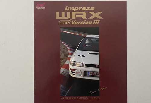 Дилерский каталог Subaru Impreza WRX STI 3 Япония
