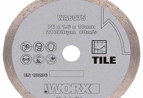Алмазный пильный диск worx WA6075
