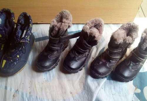 Подростковая зимняя обувь 3 паоы