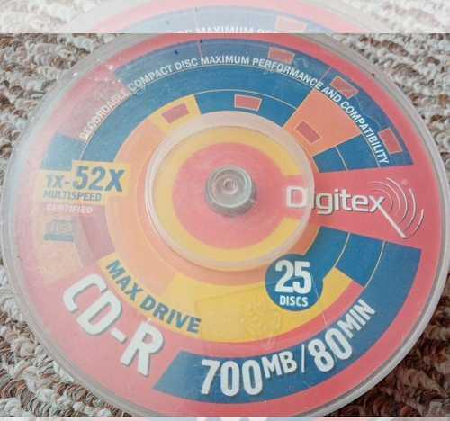 Диски CD - R Digitex (новые)