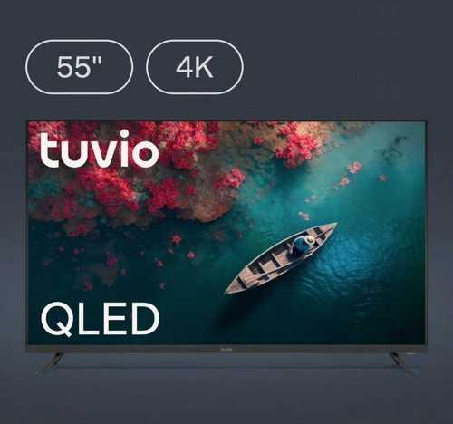 55” Телевизор Tuvio 4K ultra HD qled Frame