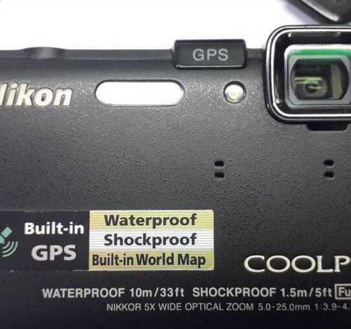 Фотоаппарат Nikon Coolpix AW100