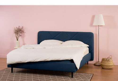 Кровать Весмар 180 Velvet Blue