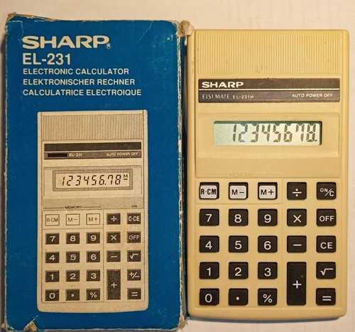 Калькулятор sharp elsi mate EL-231H