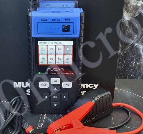 Пусковое Mucar JS501 12000 mAh + OBD2 автосканер