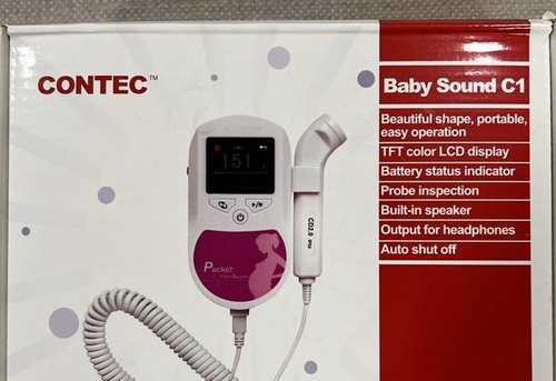 Портативный фетальный допплер contec baby sound C1