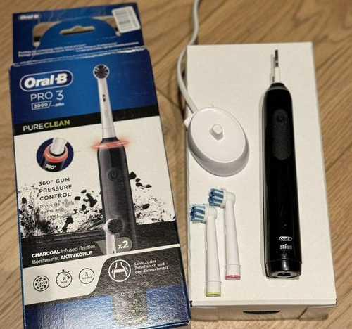 Электрическая зубная щетка oral b pro 3 3000