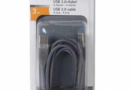 Кабель Hama H-45022 00045022 USB A(m) USB B(m) 3м