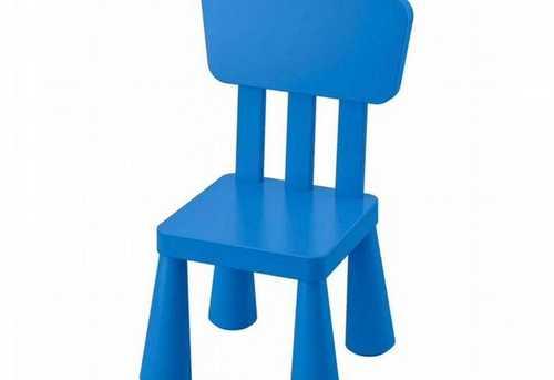 Детский стул(ikea mammut), 39х36х67 см, синий
