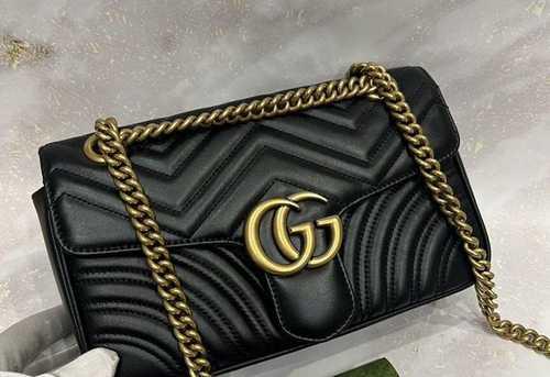 Сумка gucci marmont черная