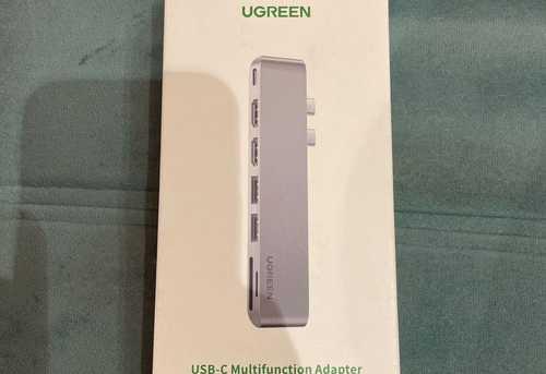 Переходник Хаб ugreen с 2 hdmi; 2 USB и т.д