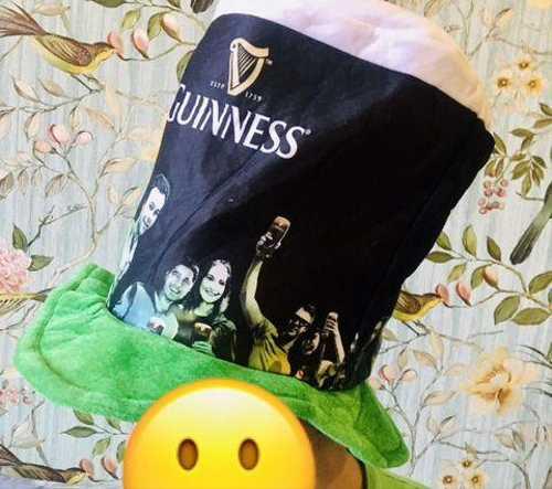 Шляпа ирландская на День Св. Патрика Guinness
