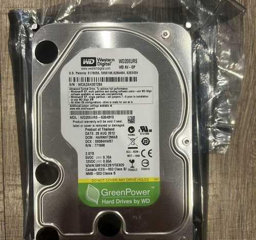 HDD 3.5 WD green 2TB WD20eurs