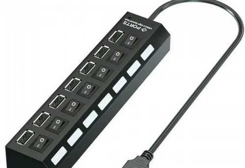 USB Hub. Стяжки, разветвитель type-c