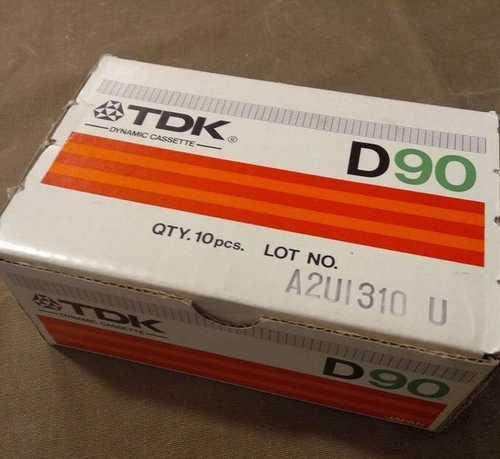 Аудиокассеты новые запечатанные TDK, JVC