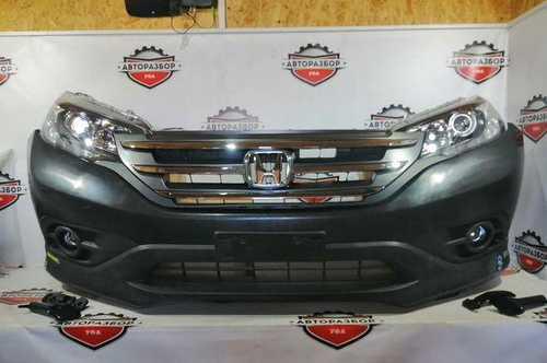 Бампер в сборе с фарами honda cr-v 4 RM 13-15