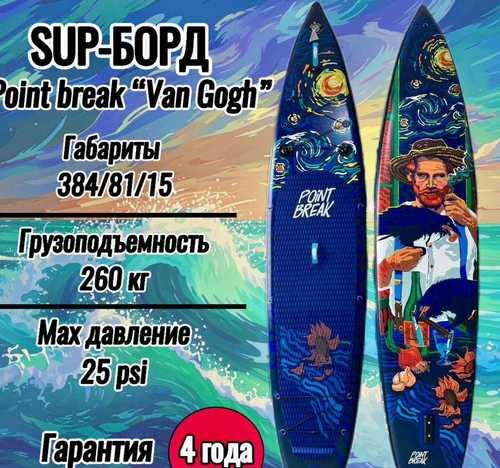 Сап борд 12,6 sup board 25 psi point break