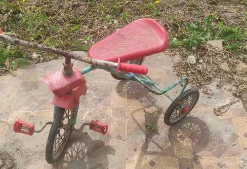 Детский трехколесный велосипед СССР