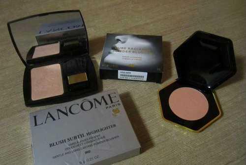 Румяна Lancome, Clinique, Bourjois, H&M