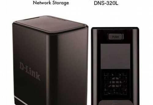 Сетевое хранилище NAS D-link 320l с двумя HDD 1TB