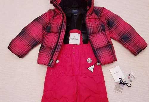 Moncler. Polo Ralph Lauren. Оригинал Комплект Зима