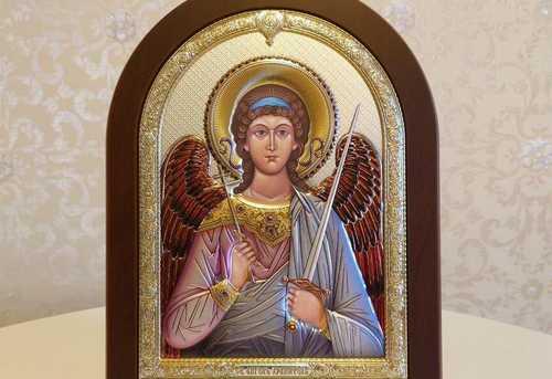 Серебряная икона Ангел Хранитель листовое серебро