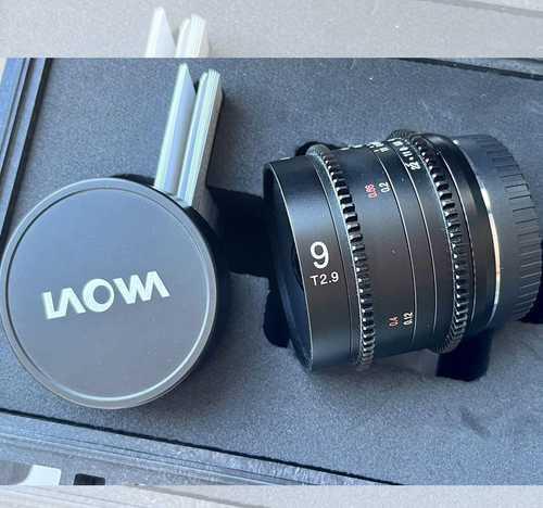 Объектив laowa 9mm t2.9 zero-d cine fuji x