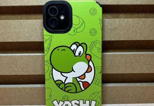 Чехол на iPhone 14 Super Mario Йоши