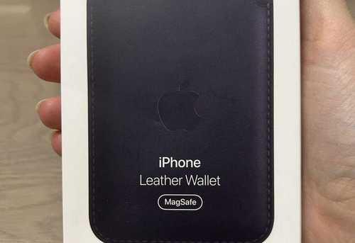 Кожаный чехол-бумажник для iPhone "