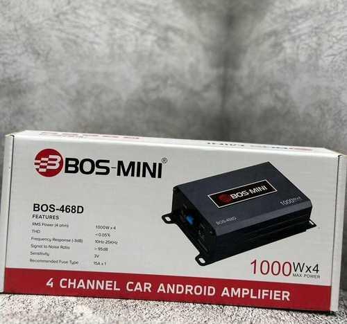 Автомобильный усилитель Android 4 канала BOS-mini