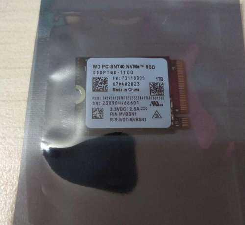 Ssd m2 2230 1tb wd sn740