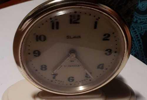 Часы Слава будильник СССР