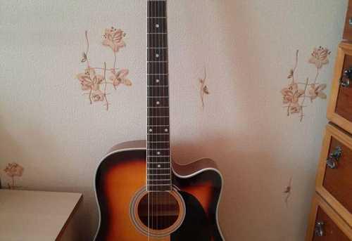 Акустическая гитара homage lf-1421c sb+ чехол