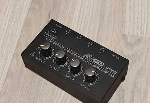 Behringer ha400 micro amp усилитель для наушников