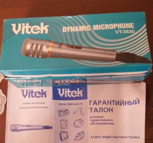 Микрофон динамический vitek