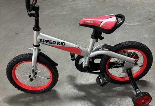 Детский велосипед 14 дюймов speed kid