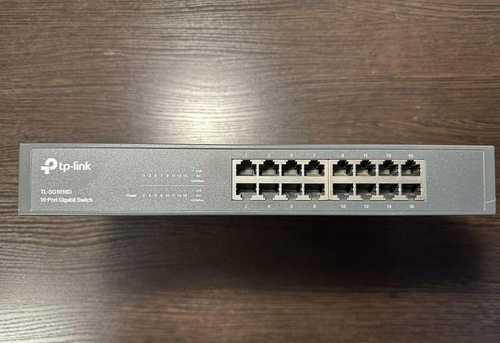 Гигабитный коммутатор TP-link TL-SG1016D