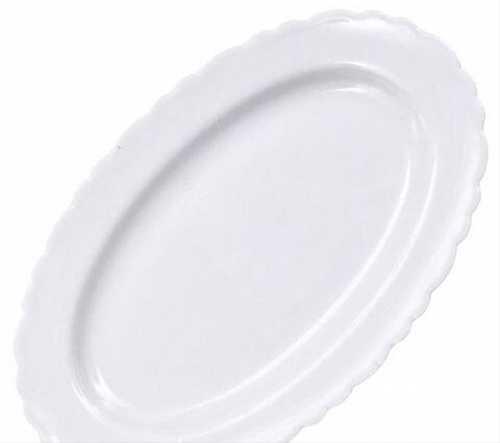 Блюдо Turon porcelain, рифленый край, 23см