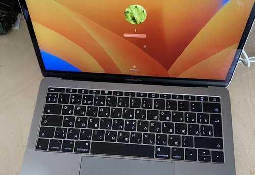 MacBook Pro 13 (2017), 256 ГБ, Core i5, 2.3 ГГц, RAM 16 ГБ, Intel Iris Plus Graphics 640