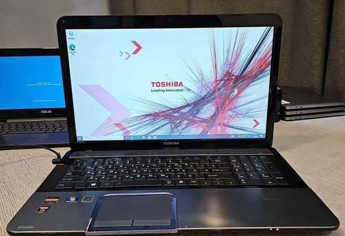 Ноутбук 17.3" Toshiba SATELLITE L875D-B7M, 256 ГБ, A8-4500M, RAM 8 ГБ, Radeon HD 7610M 1 ГБ
