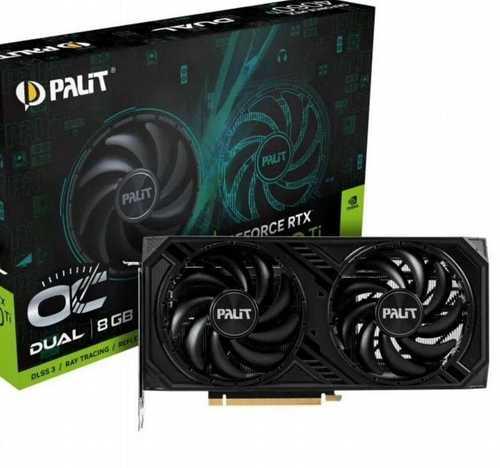 Новая видеокарта GeForce RTX 4060 Ti dual OC 8 гб