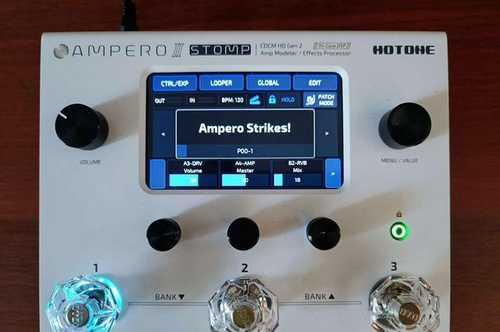 Hotone ampero ii stomp