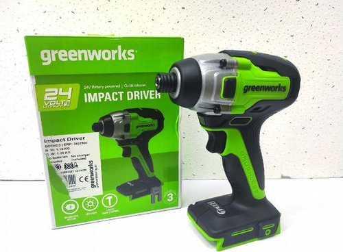 Гайковерт GreenWorks gd24id3 24V