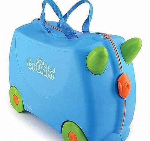 Детский чемодан каталка trunki