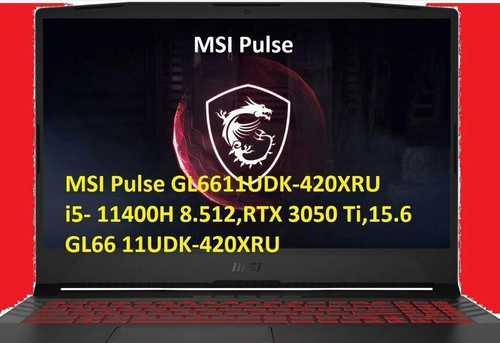 MSI Pulse GL6611UDK-420XRU i511400H 8.512 3050Ti